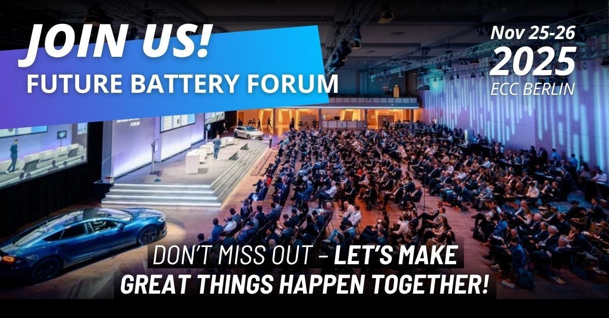 Media Kit - Future Battery Forum 2025 - Europe's leading Battery conference